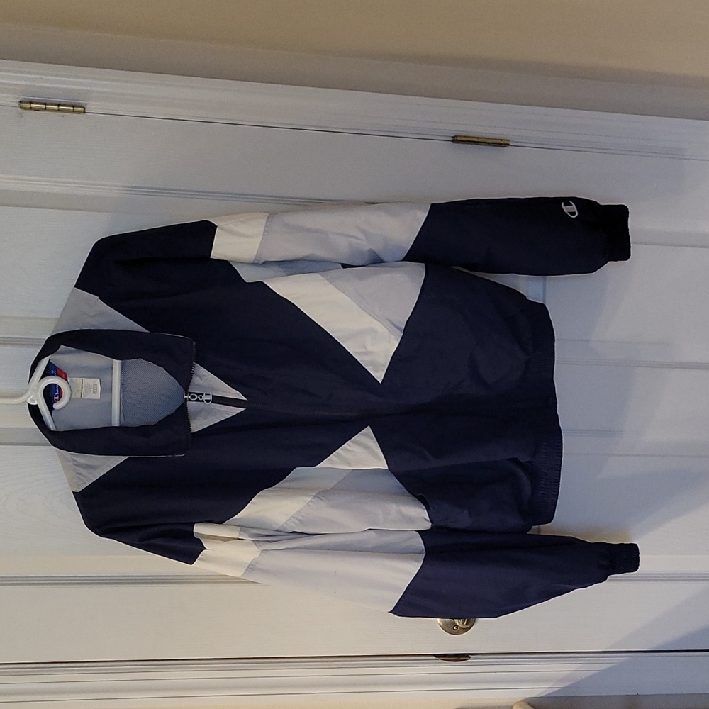 Mens Stadium Jacket, Water And Wind Resistant - Gem